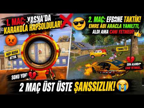 PUBG Mobile’da Böyle Şanssızlık Olmaz! 2 Maçta da Zafer Kaçtı 😭 #pubgmobile