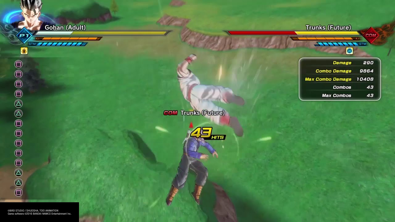 gohan infinite combo* - YouTube