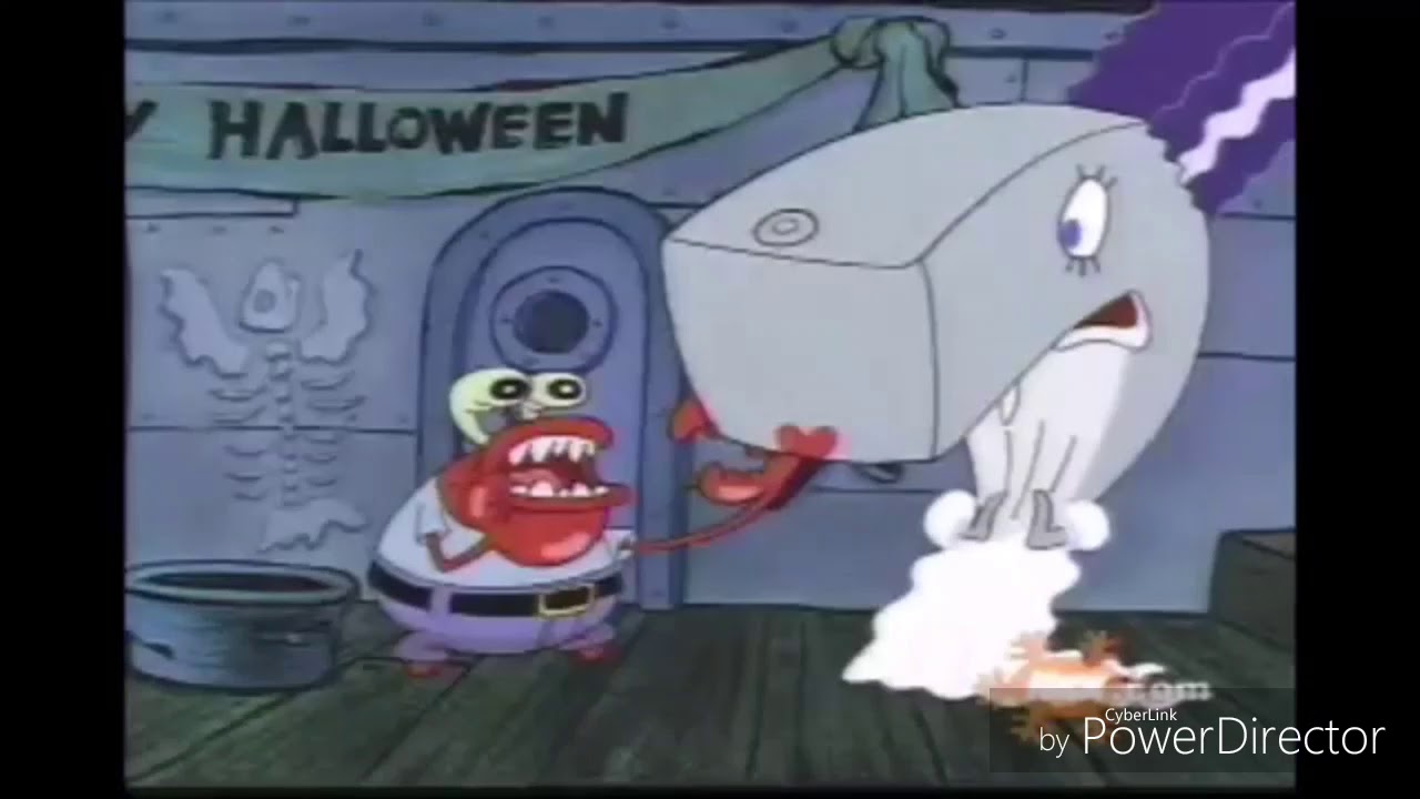 Spongebob Squarepants Mr Krabs Choking On Apples Youtube