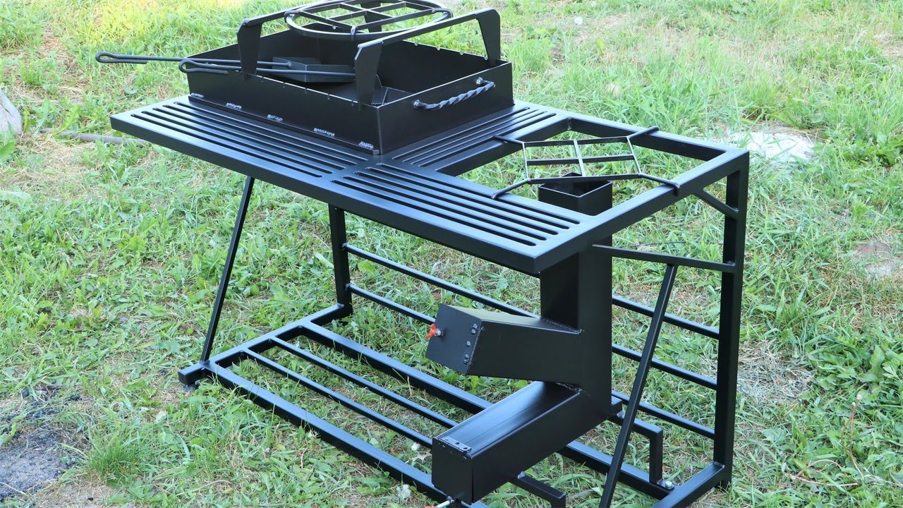DIY Awesome Barbecue and Rocket Stove! - YouTube