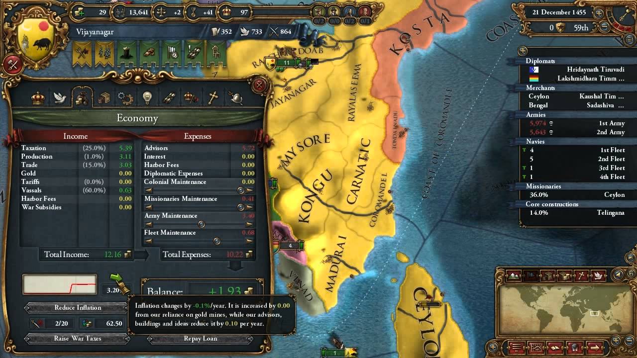 Europa Universalis IV - Vijayanagar - Part 3 - YouTube