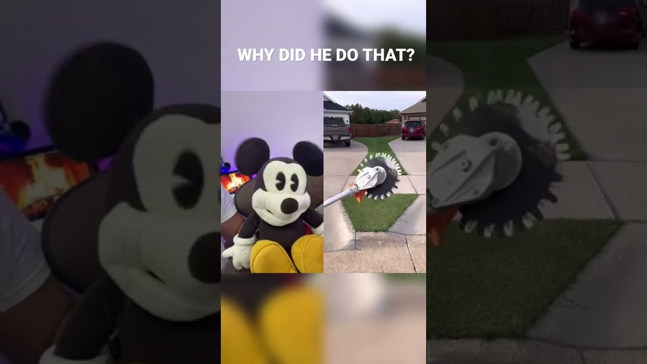 This man makes Mickey and MICHAEL THEODORE MOUSE furious #shorts - YouTube