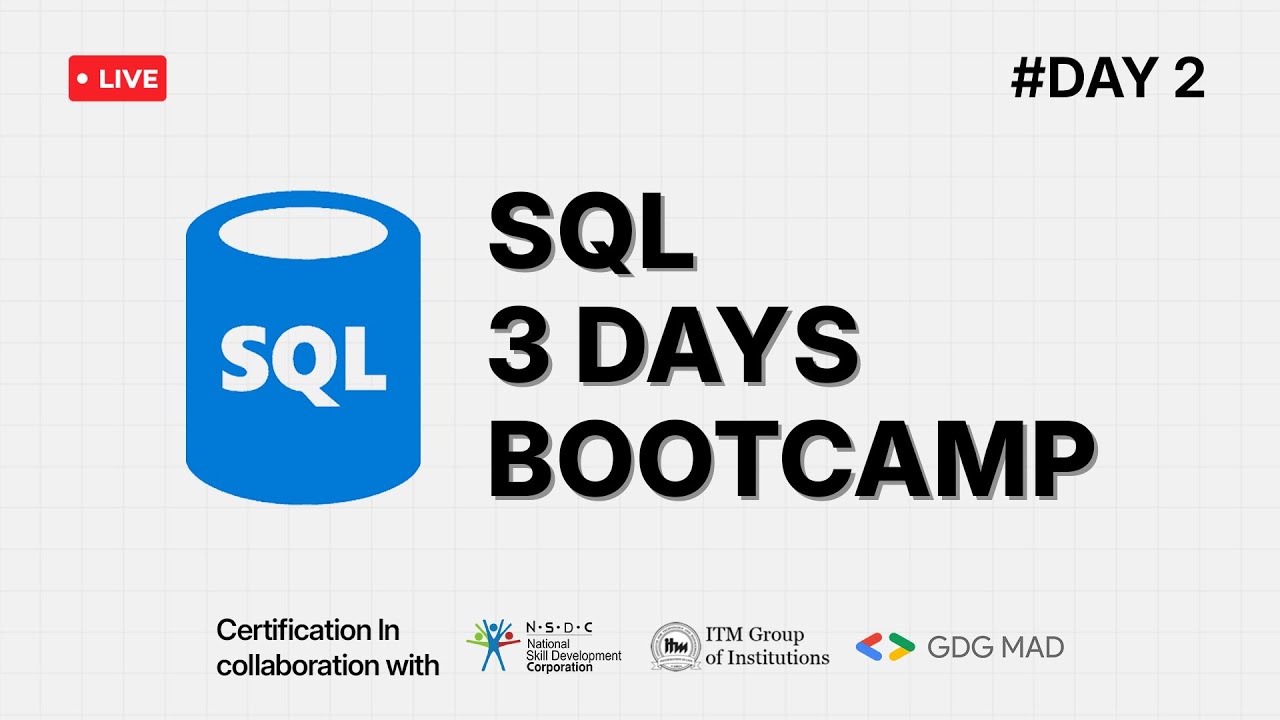 Day 2 Manipulating Data And Working With Multiple Tables Youtube