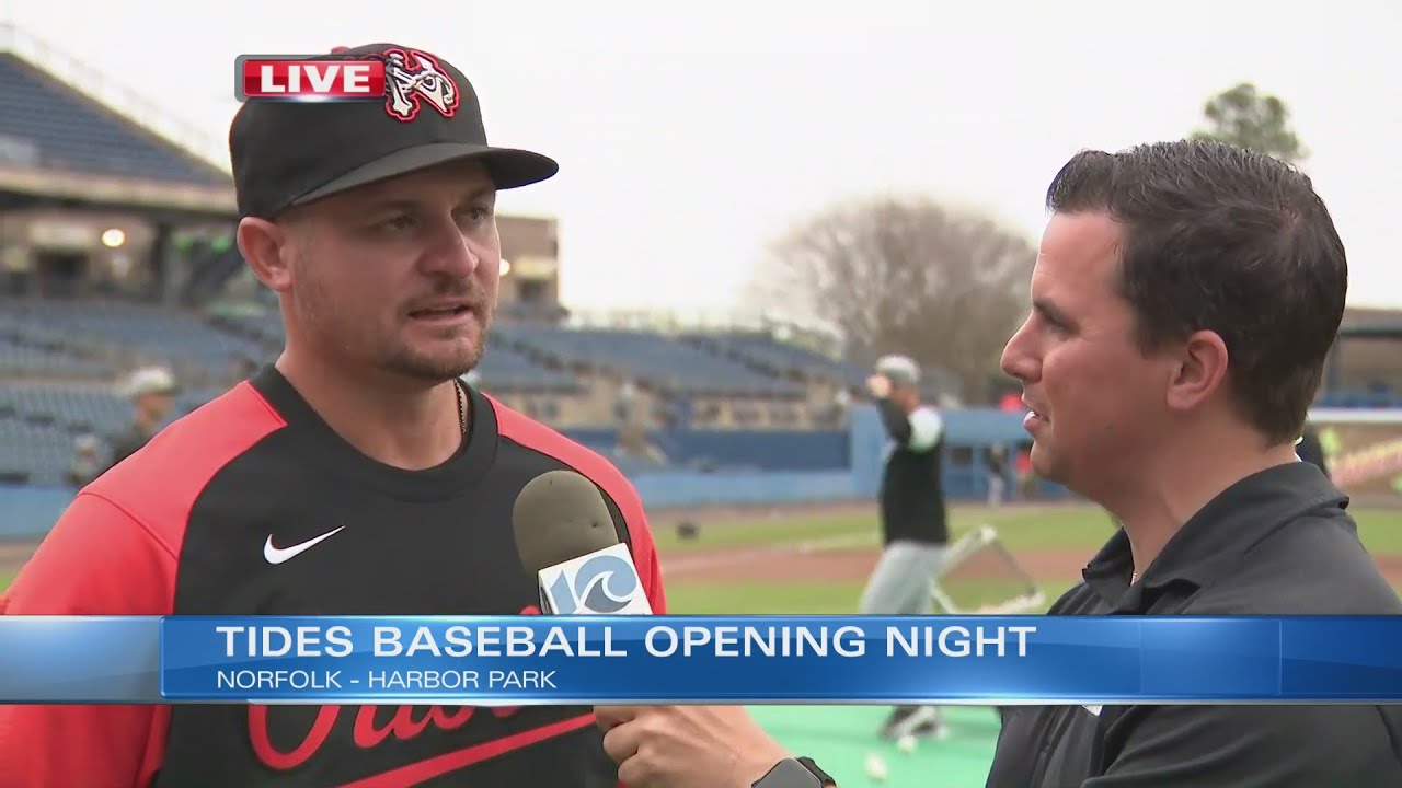 Tides Manager Buck Britton LIVE on WAVY News 10 - YouTube