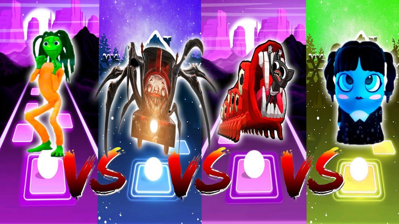 ALIEN cosita🔥CHOO CHOO THOMAS🔥TRAIN EATER COFFIN DANCE🔥 WEDNESDAY ...