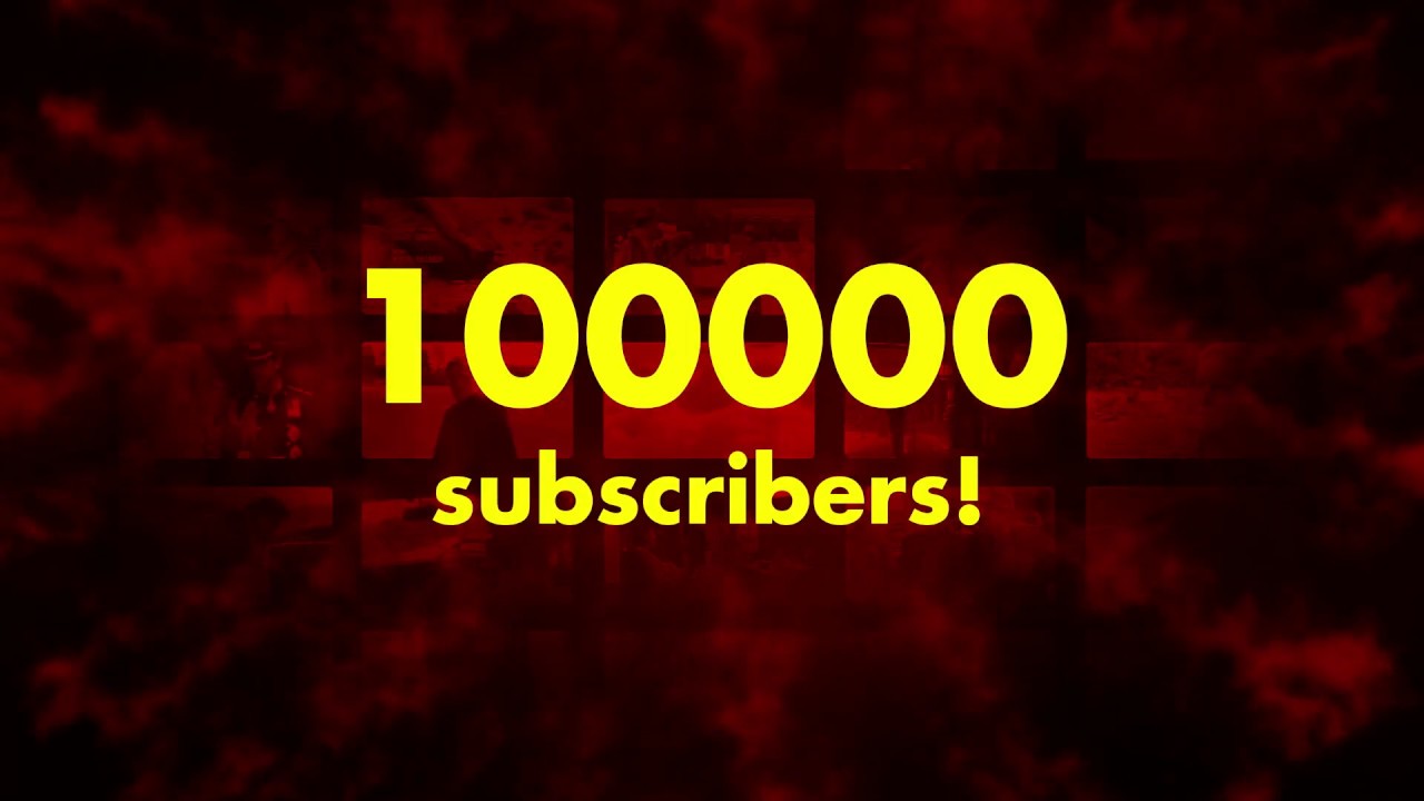 100.000 subscribers!😱 Thank you all! - YouTube