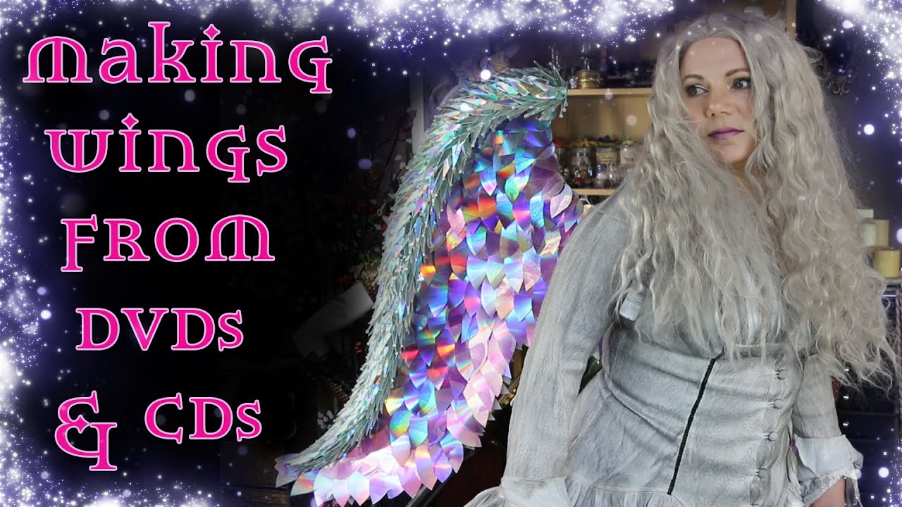 Making Wings Out of CD's & DVD's - Cutting CDs Easily - YouTube
