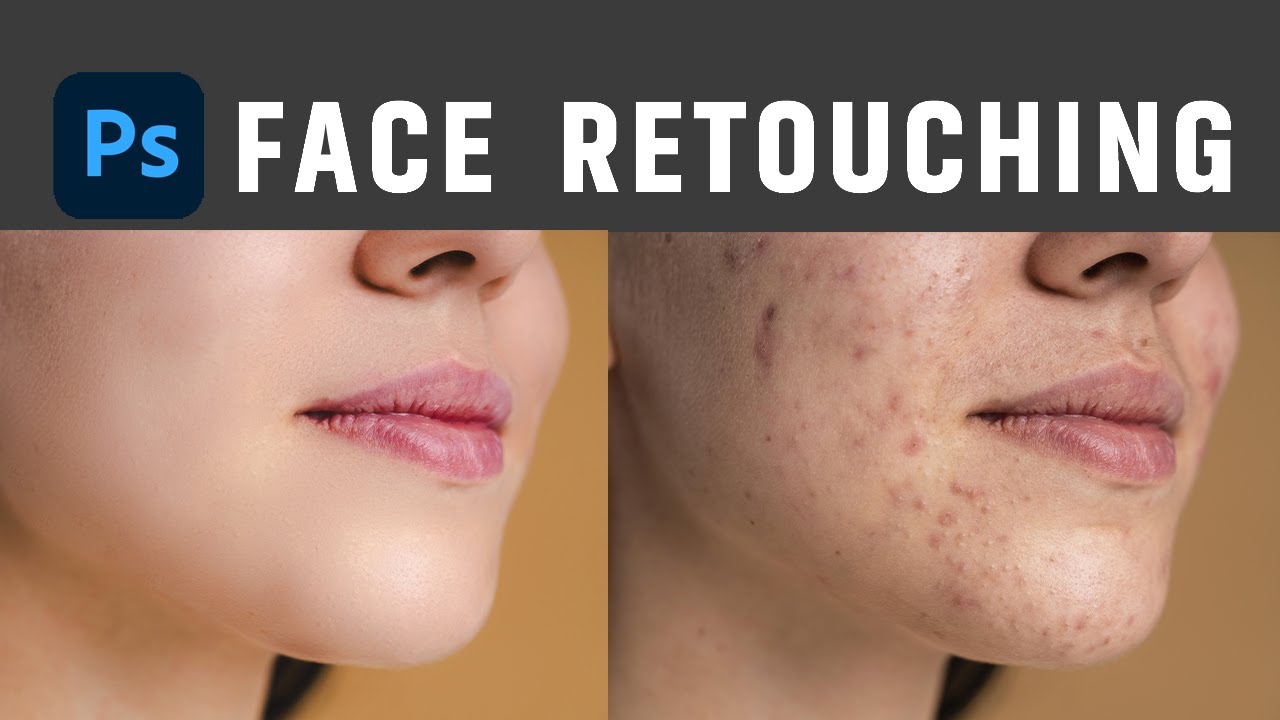 Face Skin Retouching Photoshop Tutorial - YouTube