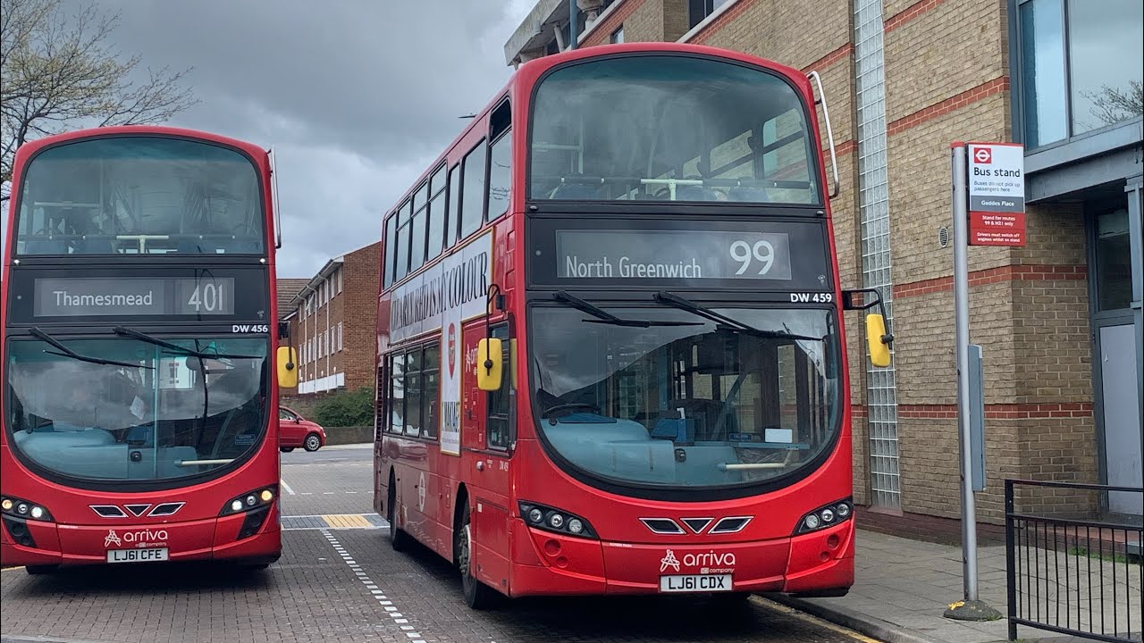 *Kickdown* | Journey on route 99 | Arriva London DW459 LJ61CDX | Wright ...