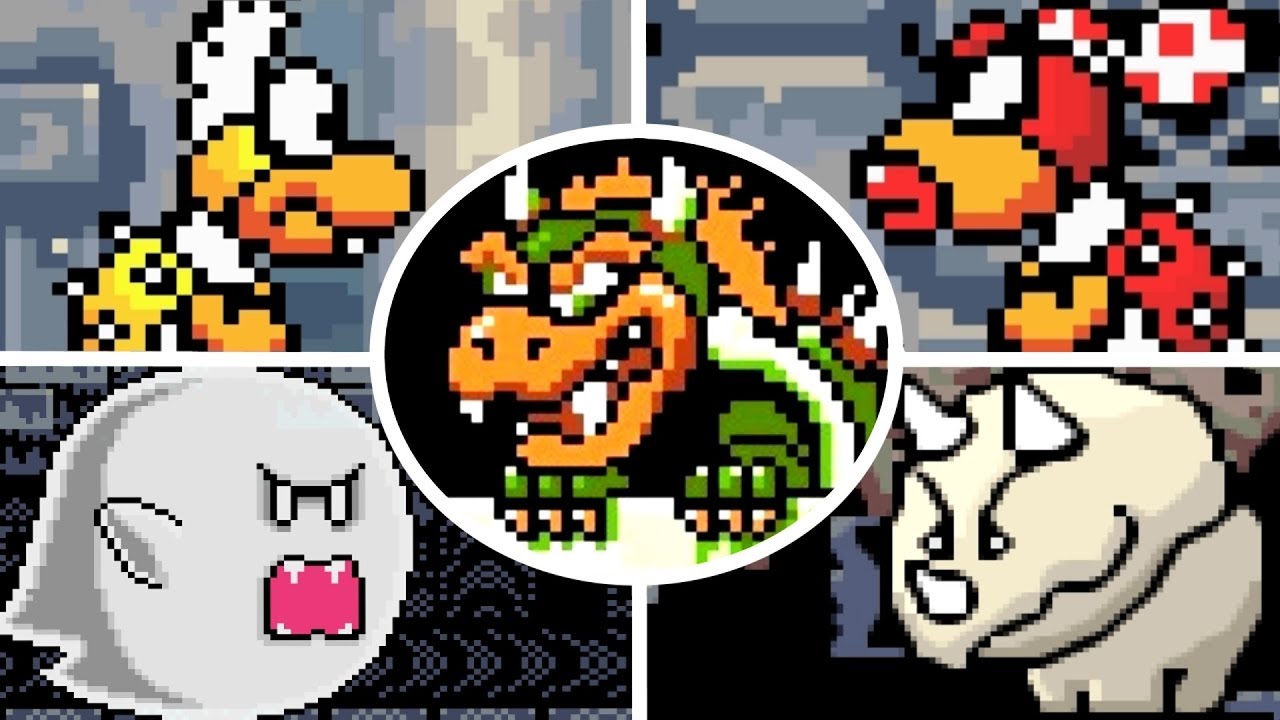 Super Mario World - All Bosses & Ending (No Damage) - YouTube