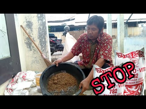 PAMIT PAKAN PABRIKAN//pak barkah ciptakan pakan ikan sendiri - YouTube
