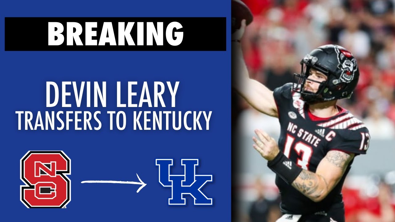 Devin Leary Transfers to Kentucky football - YouTube
