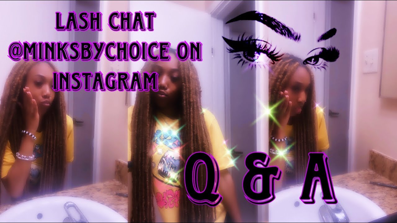 Mini vlog , lash chat, Q & A - YouTube