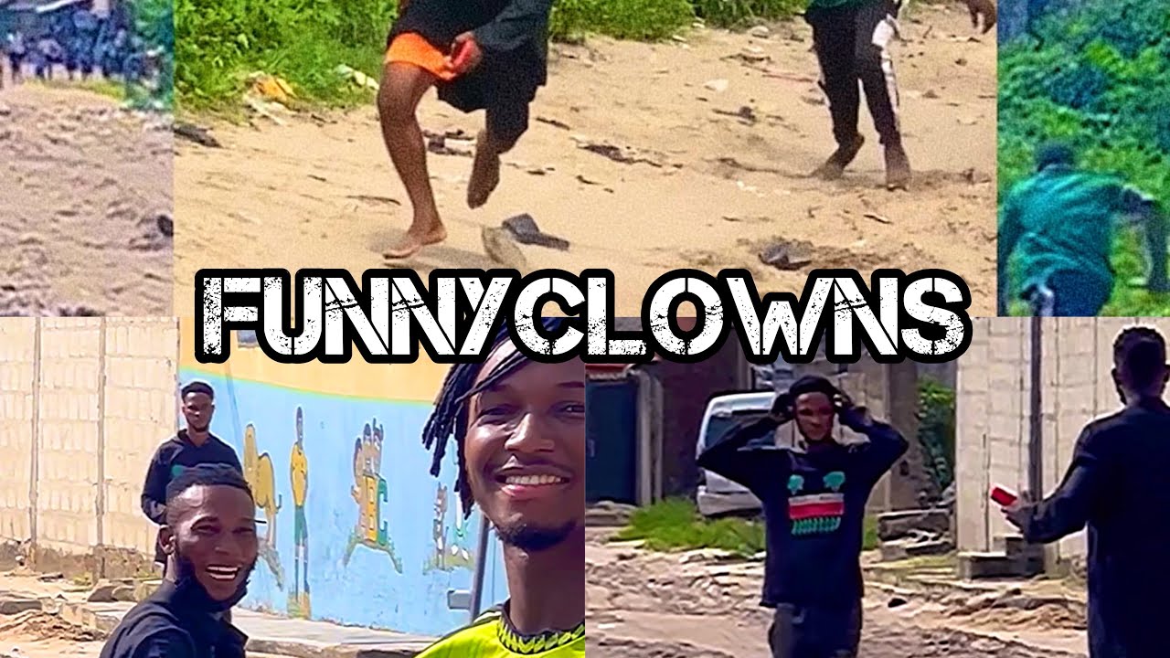 Touch and Fall PRANK / FUNNYCLOWNS - YouTube