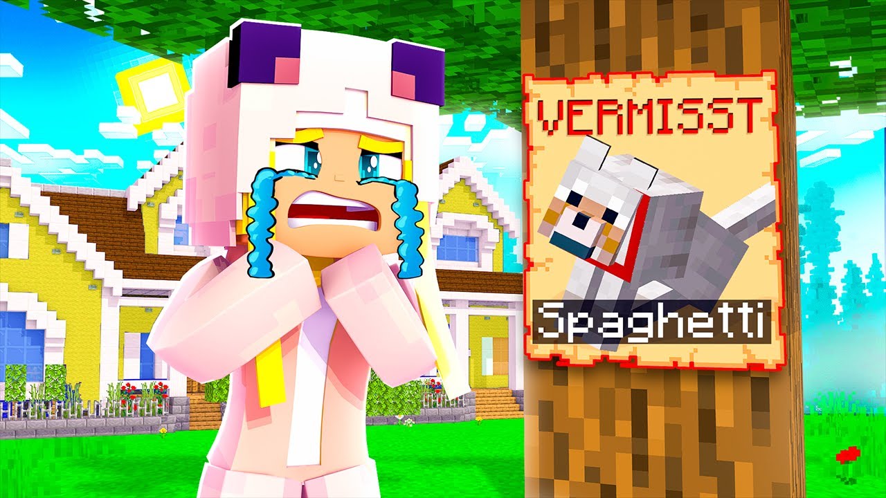 Mein Hund SPAGHETTI wird ENTFÜHRT! Minecraft Haus - YouTube