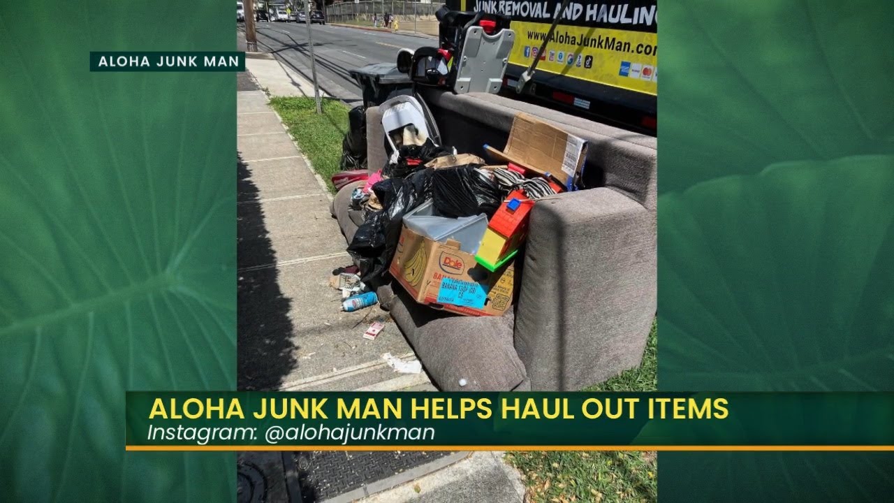 Aloha Junk Man hauls out heavy loads - YouTube