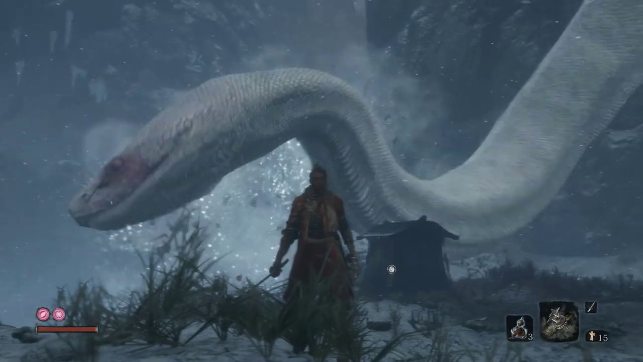 Giant White Snake
