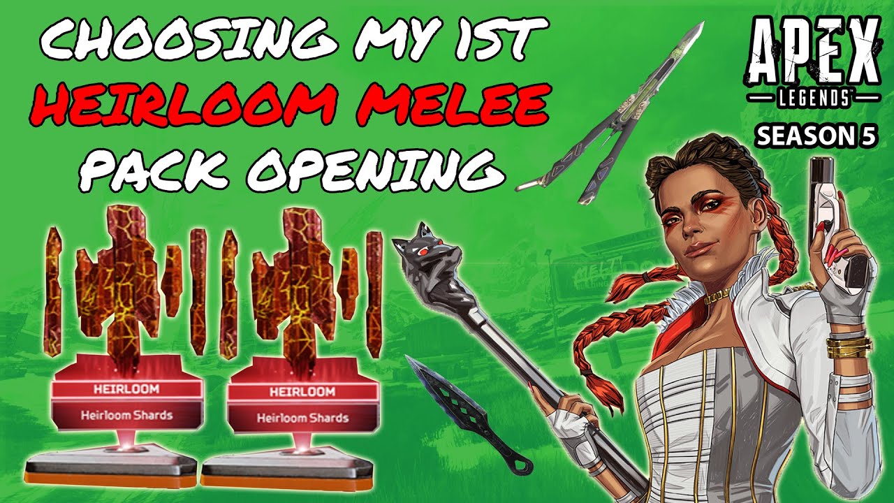 Opening My First HEIRLOOM Pack In SEASON 5 Apex Legends - YouTube