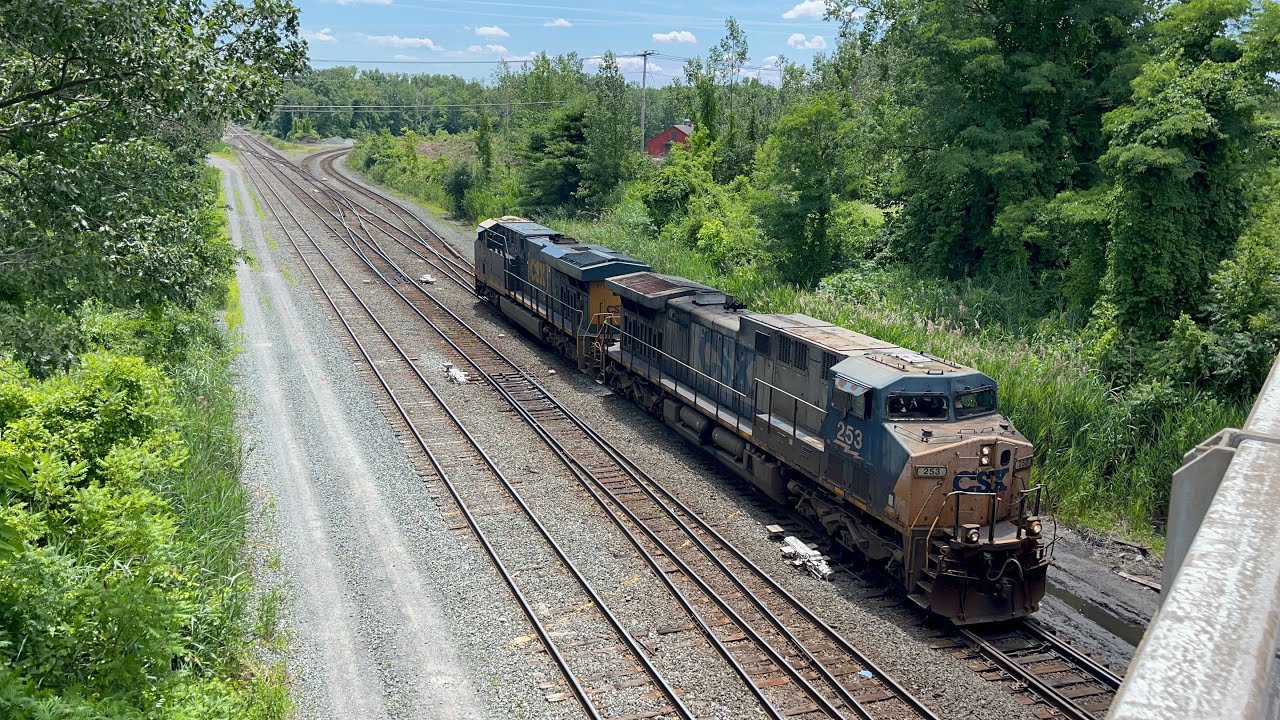 Y178 Yard Crew Returns to Selkirk Yard After Delivering C655 Unit Coal ...