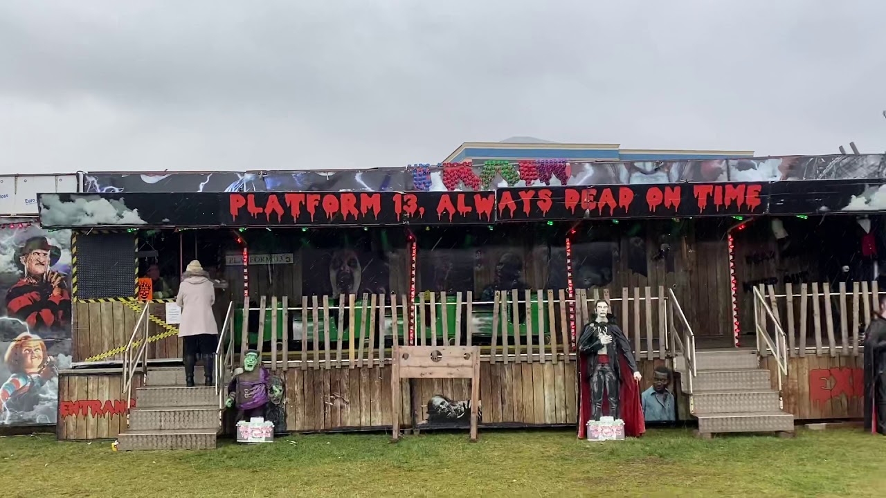 Arthur newsome ghost train off ride Hartlepool valentines fun fair 2020 ...