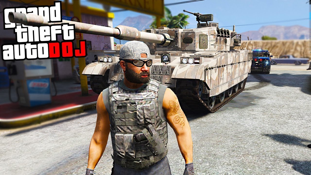 GTA 5 Roleplay - DOJ 72 - Special Forces Tank - YouTube
