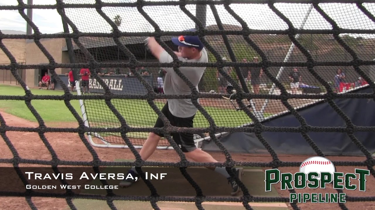 Travis Aversa Prospect Video, Inf, Golden West College - YouTube