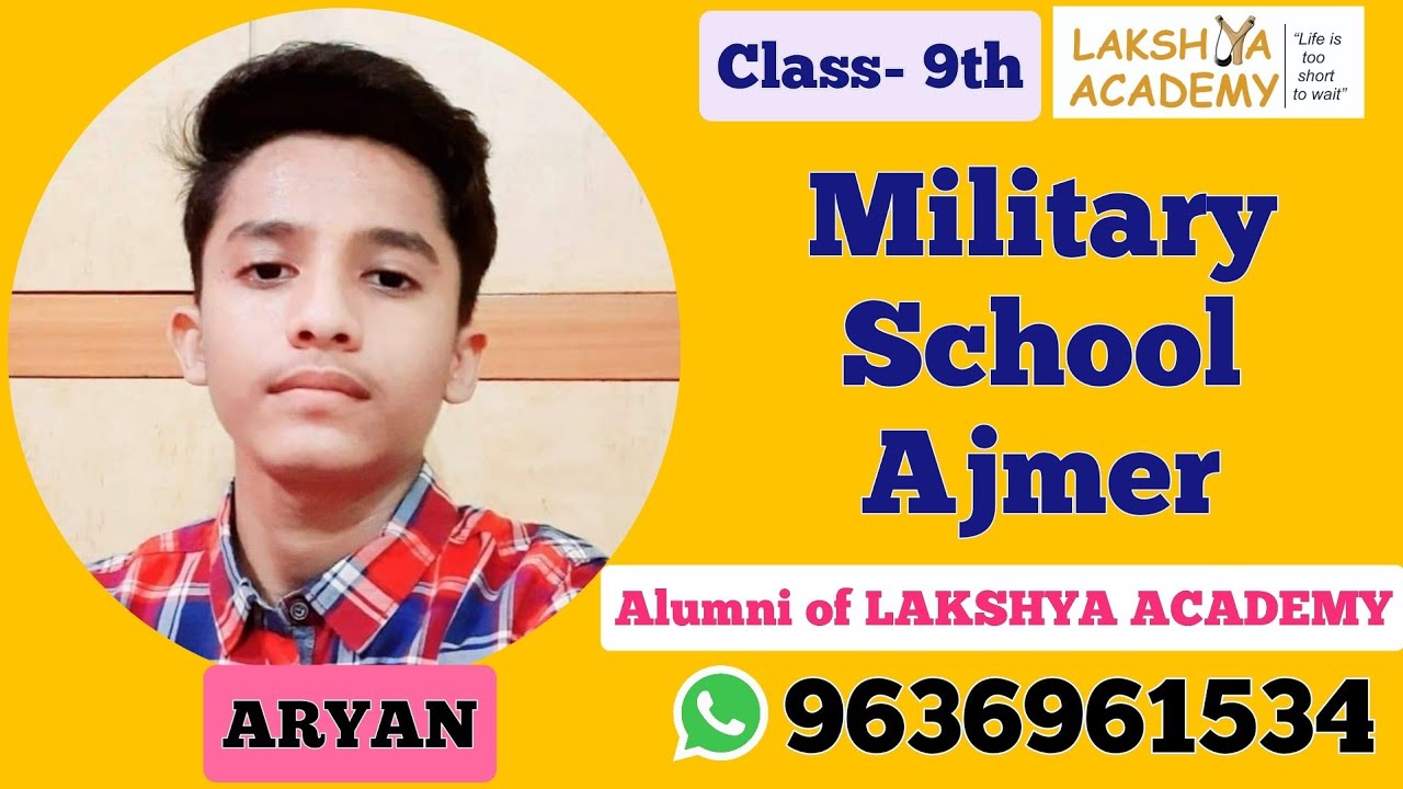 Aryan Rawat Selected in Military School Ajmer | Military School Ajmer ...