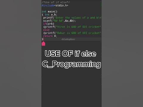 use of if else inc_programming| #cprogramming #programming #ytshorts #viral - YouTube