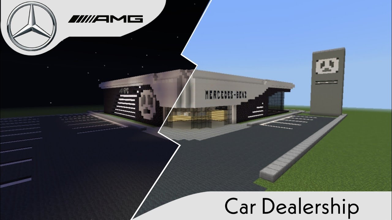 Mercedes-Benz car dealership | Minecraft | Tutorial - YouTube