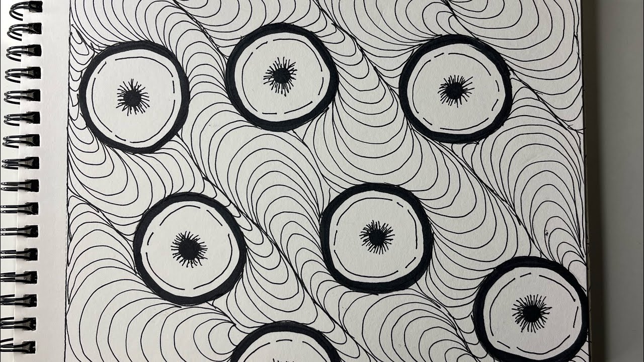 Relaxing Zen art | Zentangle Art for Beginners | Zentangle doodle art ...