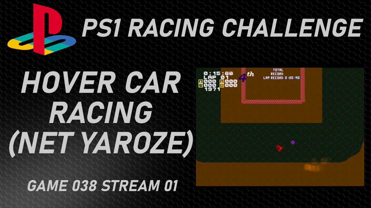 Hover Car Racing (Net Yaroze) - PS1 Racing Challenge G038S01 - YouTube