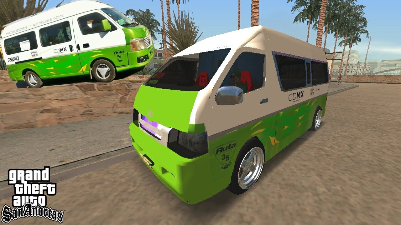 Mod Toyota Hiace Ruta 35 CDMX Para GTA SA Para Android.Mediafire ...