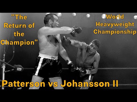 Floyd Patterson vs Ingemar Johansson - June 20, 1960 - World ...