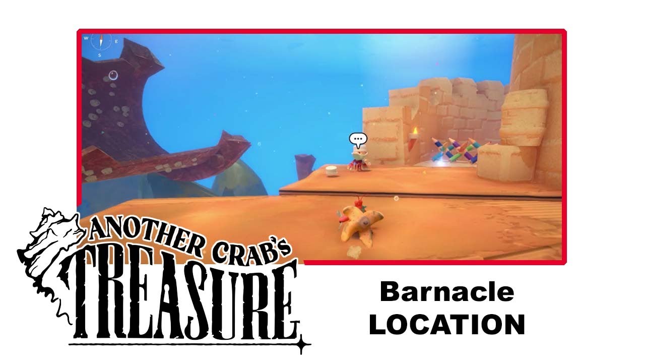 Another Crab’s Treasure BARNACLE Stowaway location - YouTube