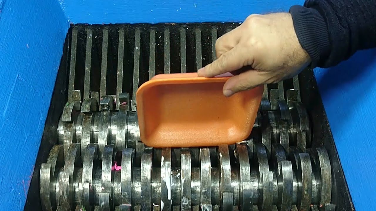 SHREDDER MACHINE! Shredding Hard and Soft Things! Oddly Satisfying ...