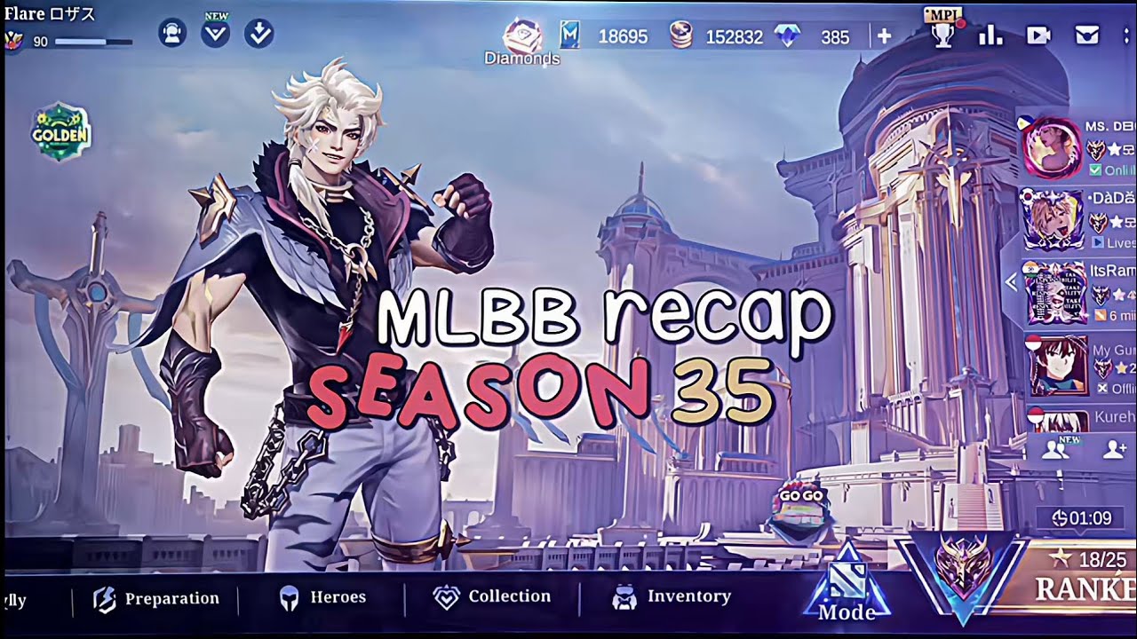 MLBB Recap Season 35 (Call of Silence) Preset Alight Motion & Capcut ...