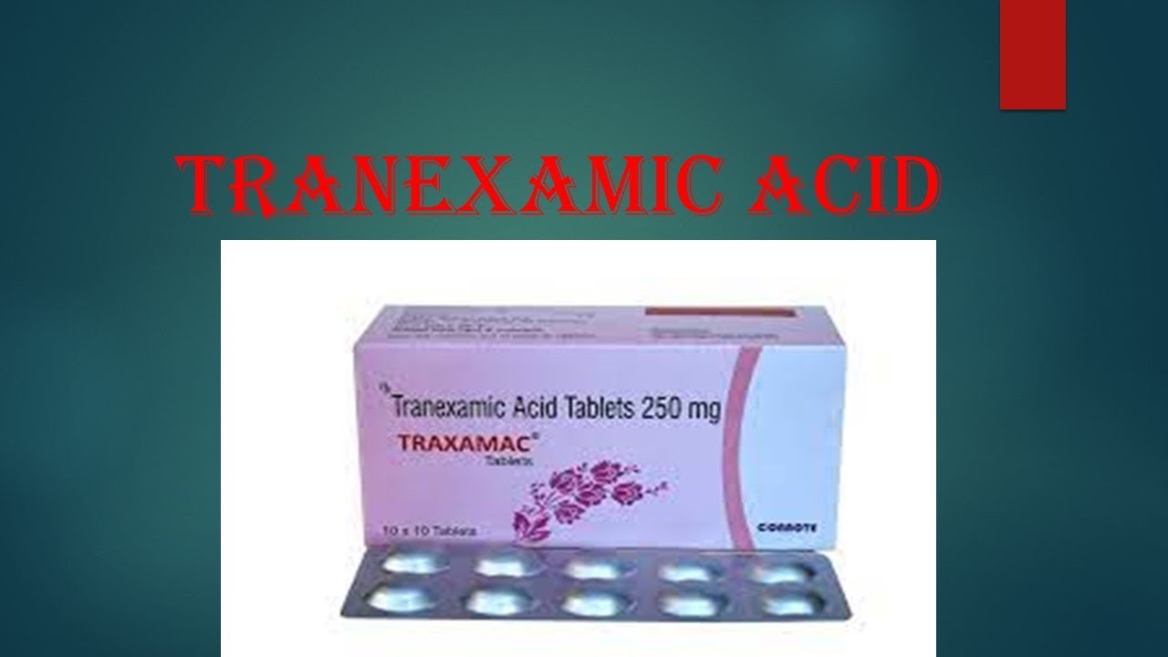Tranexamic Acid (Critical Care Medications) - YouTube