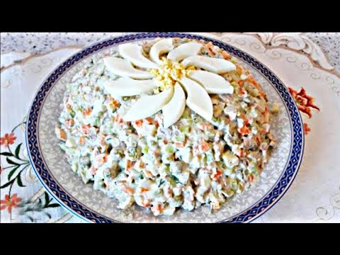 Paytaxt salatının hazırlanması. Stolicniy salatin hazirlanmasi