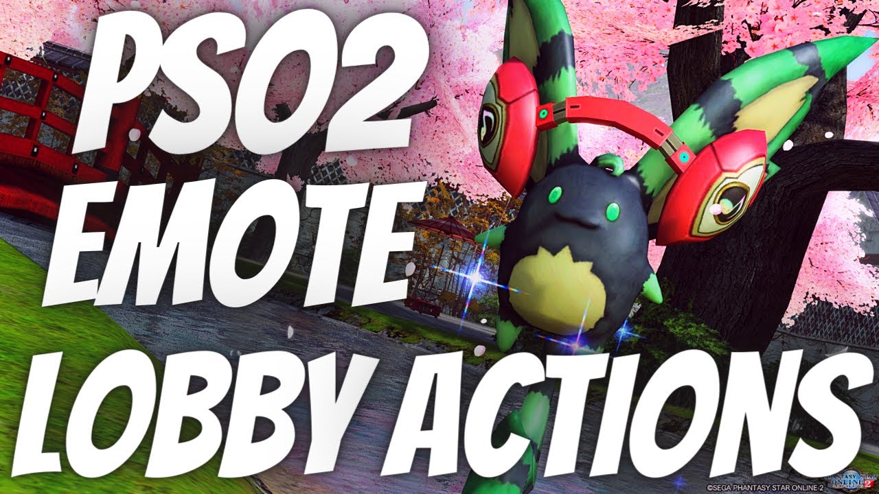 PSO2 390: Dance 51 Emote Lobby Action - YouTube