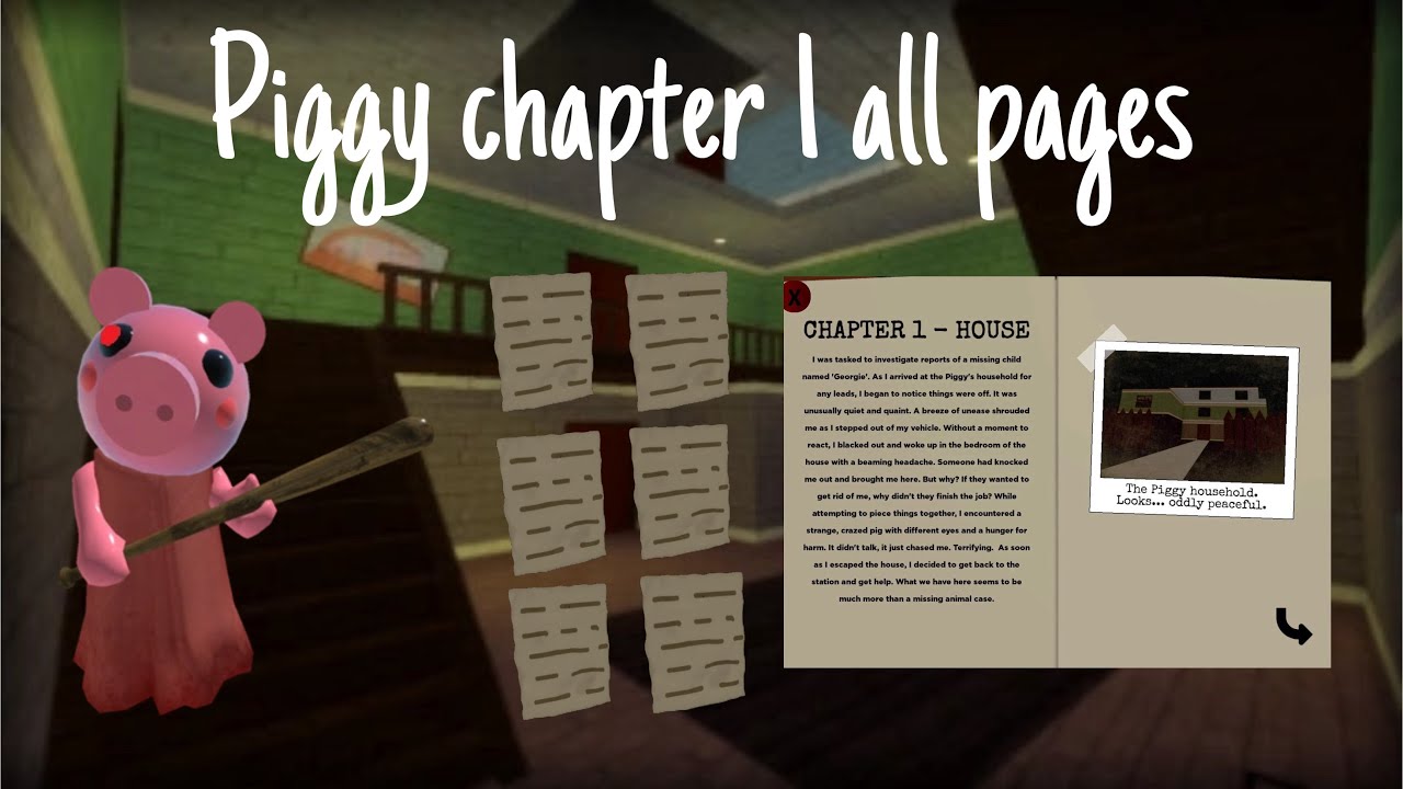 All Piggy Chapter 1 Page Locations! | Potatogamez - YouTube