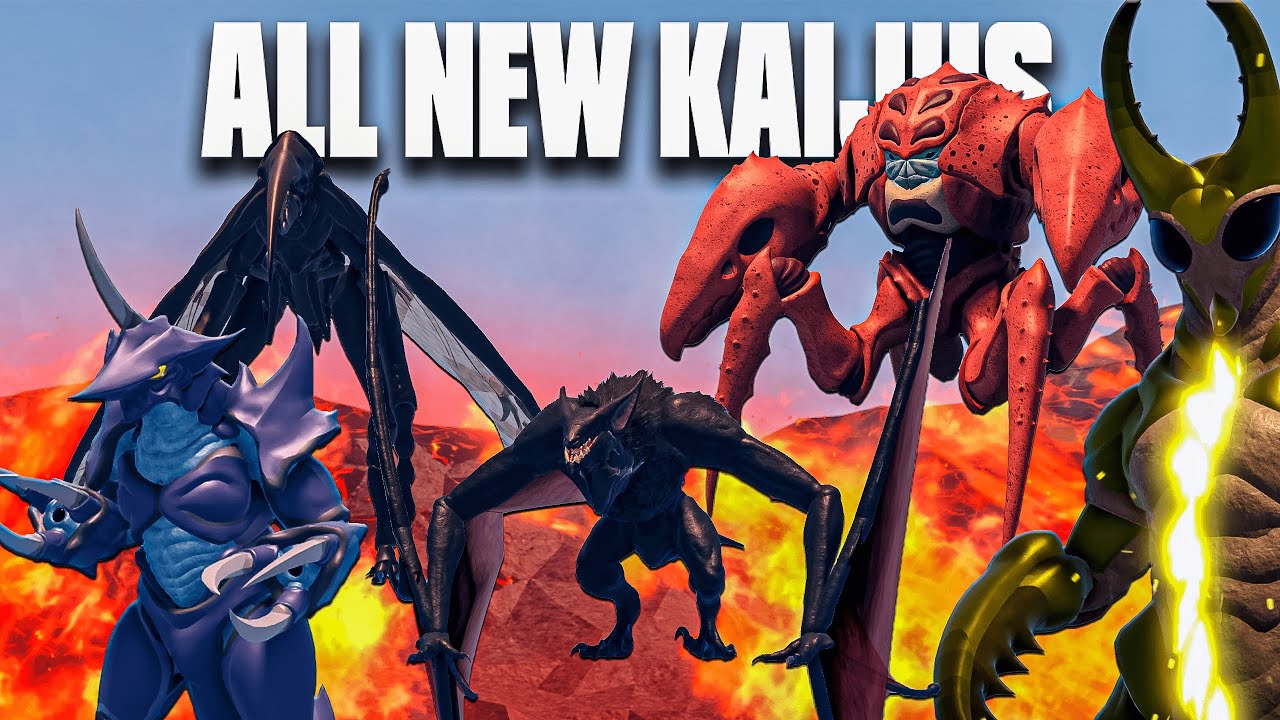 Kaiju Universe All New Kaijus Roblox Youtube