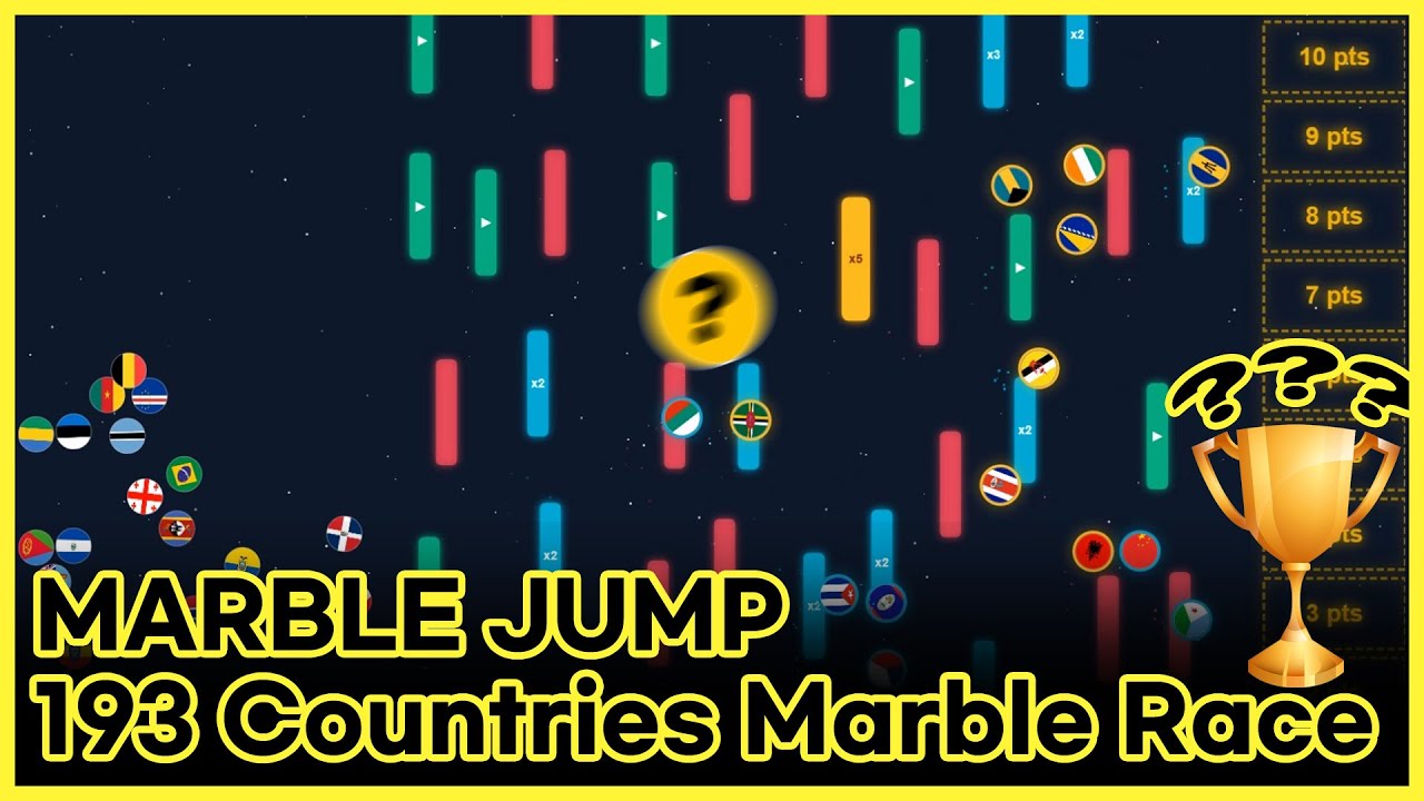 Mable Jump | Day 1 | 193 Countries Marble Race - YouTube