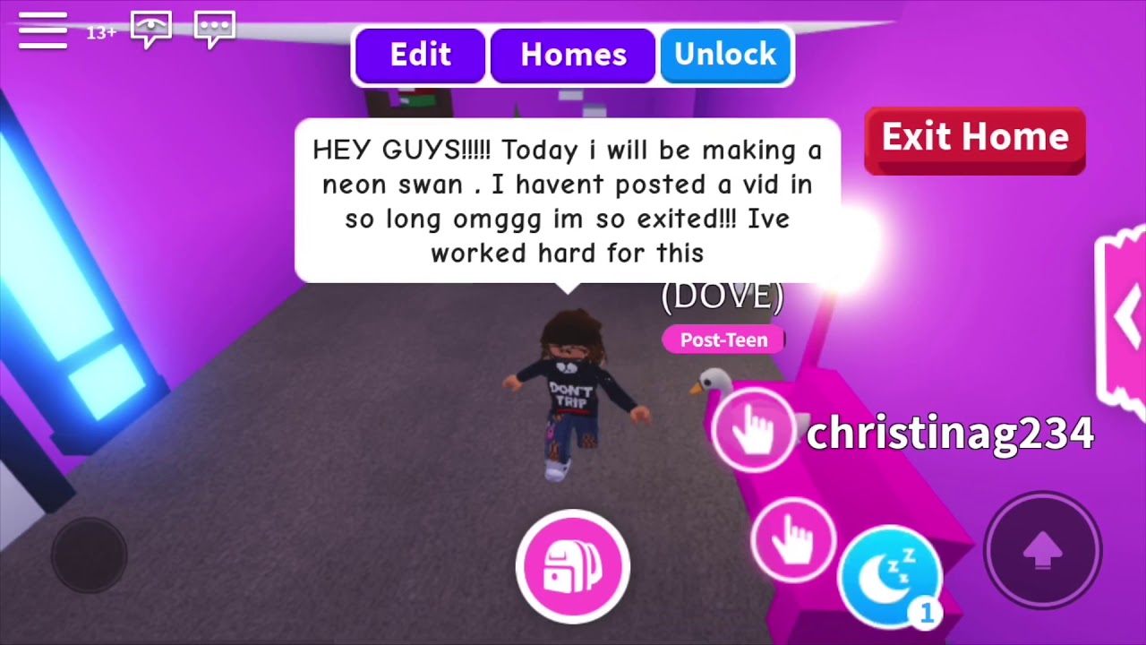 MAKING A NEON SWAN IN ADOPT ME! -ROBLOX - YouTube