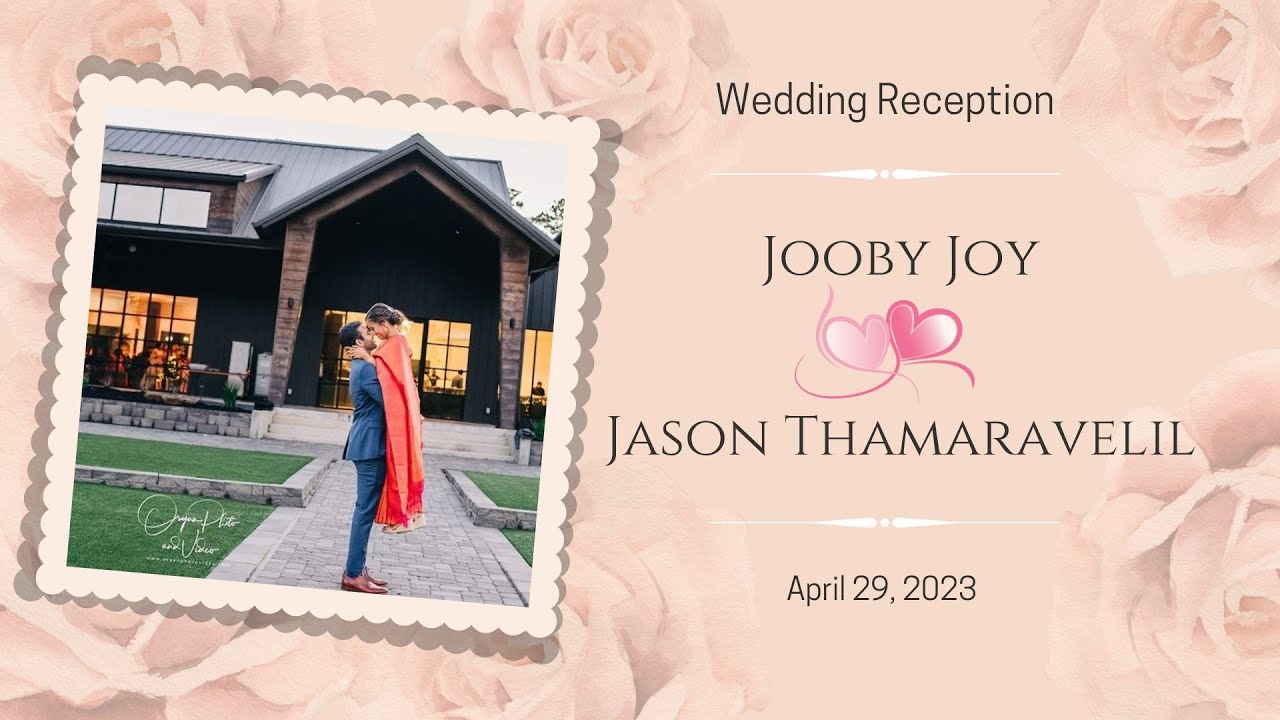 Jooby and Jason | Wedding Reception - YouTube