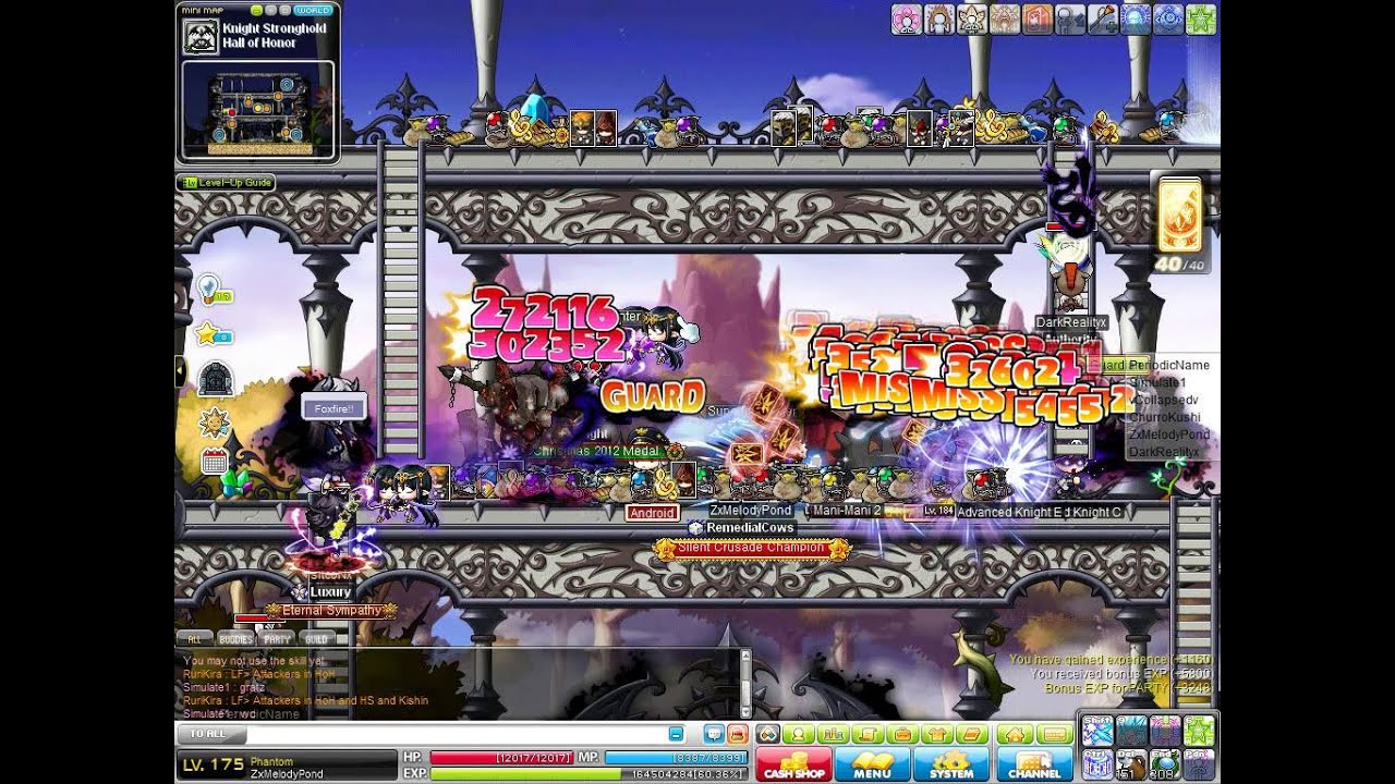 A Blip of High-Leveled MapleStory - Hall of Honor - YouTube