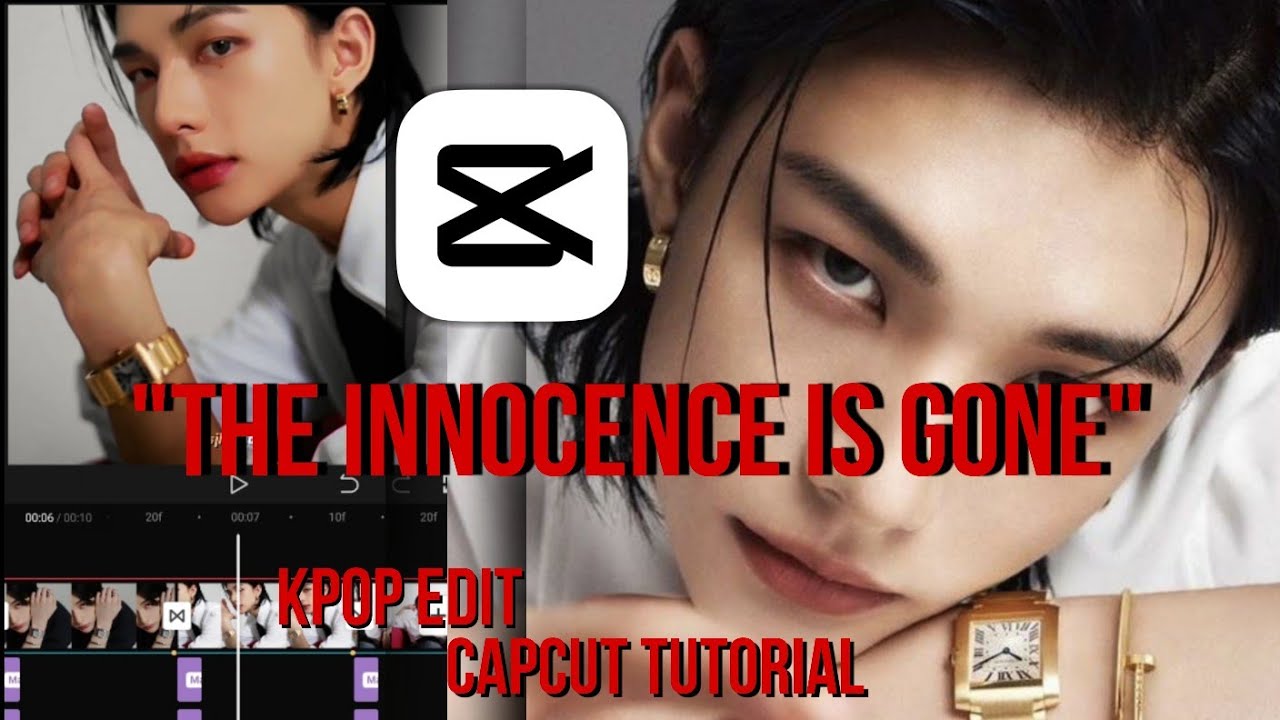 "the innocence is gone"tiktok trend tutorial kpop capcut tutorial ...