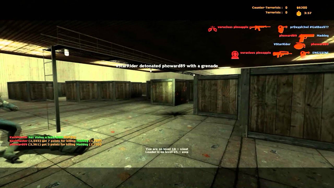Counter Strike: Source Lets Play Ep 1 - Gun Game Rage - YouTube