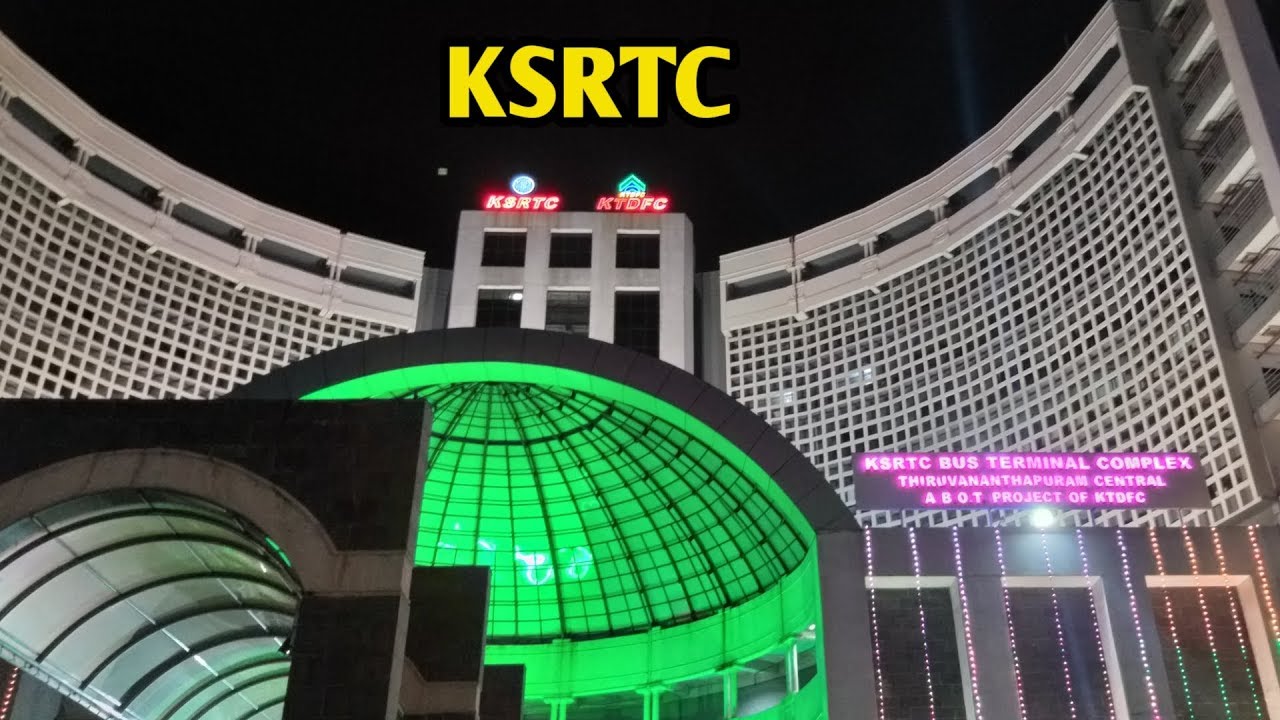 Ksrtc Bus Terminal Complex Thiruvananthapuram Central - YouTube