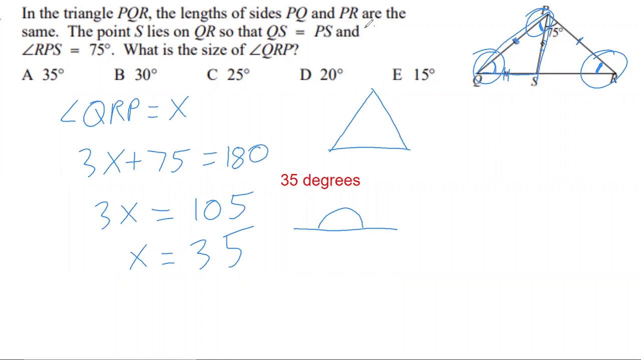 Advanced Angle Chasing in Geometry: Beginner Contest Math 4/29/20 - YouTube