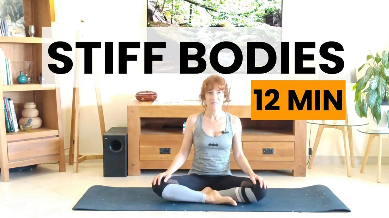 Yoga for Inflexibility – Gentle 12-Minute Full Body Stretch - YouTube